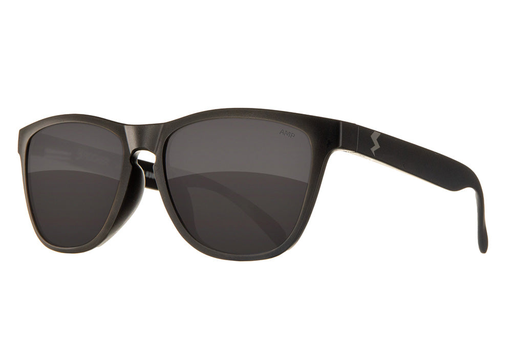 Black 3 Rooker Frame with Polarized AMP Color Enhancing Grey Lenses ...
