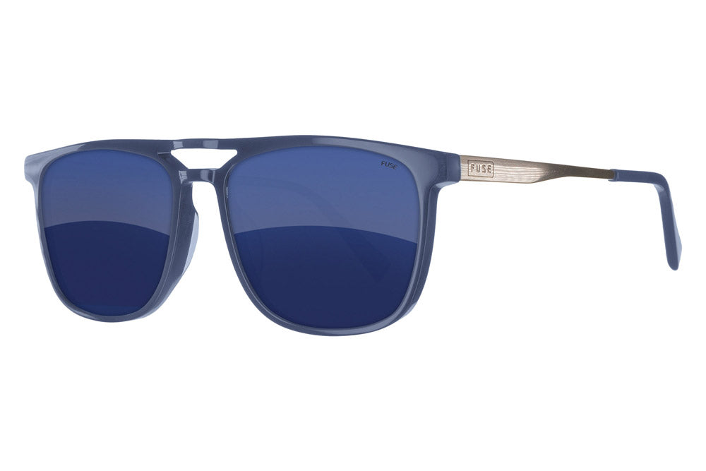 Gloss Blue Long Point Frames with Polarized Midnight Blue Mirror Lenses ...